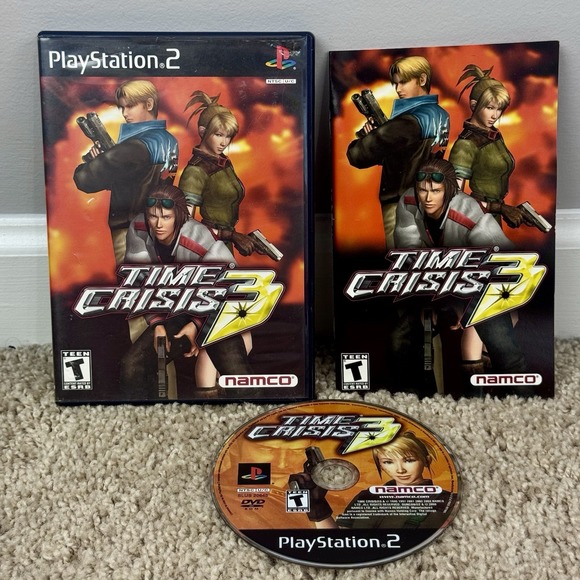 Video Games & Consoles | Time Crisis 3 Sony Playstation 2 203 Ps2 Cib ...
